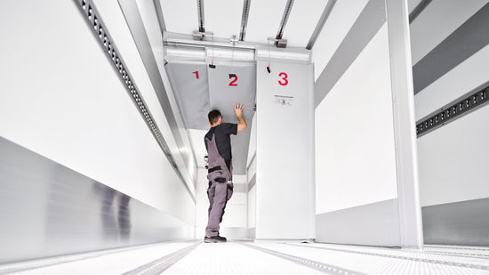Cool Slide & Cool Flap partition walls – Kiesling Kühlfahrzeuge